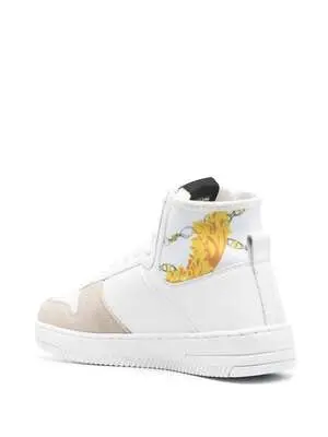 Versace Baroque-panel High-top Sneakers