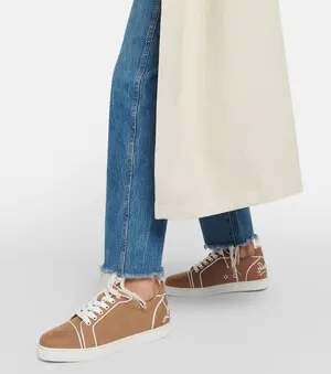 CHRISTIAN LOUBOUTIN Fun Viera Leather Sneakers
