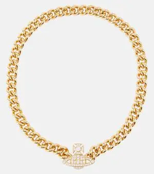 VIVIENNE WESTWOOD Vivienne Westwood Orb Chain Necklace White