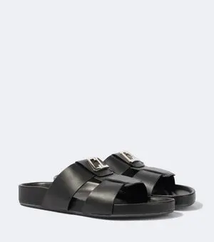CHRISTIAN LOUBOUTIN Dhabubizz Leather Sandals - Black