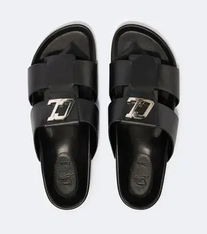 CHRISTIAN LOUBOUTIN Dhabubizz Leather Sandals - Black