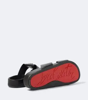 CHRISTIAN LOUBOUTIN Dhabubizz Leather Sandals - Black