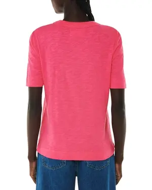 Whistles Rosa Cotton Double Trim Tee