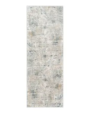 LIVABLISS Brunswick Bwk-2306 Runner Area Rug, 2'7 X 10 - Ivory/blue