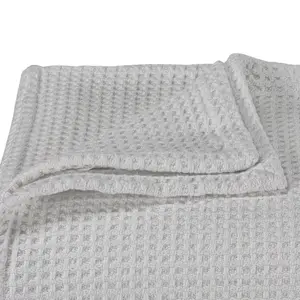 Vera Wang Waffleweave Blanket, Full/queen