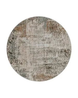LIVABLISS Brunswick Bwk-2302 Round Area Rug, 5'3 X 5'3 - Mocha/brown