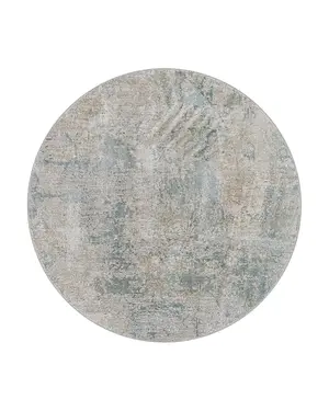 Livabliss Brunswick Bwk-2307 Round Area Rug, 5'3 X 5'3 - Sage/gray