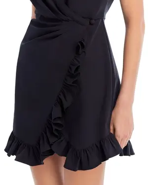 Cinq À Sept Zenni Wrap Dress - Black