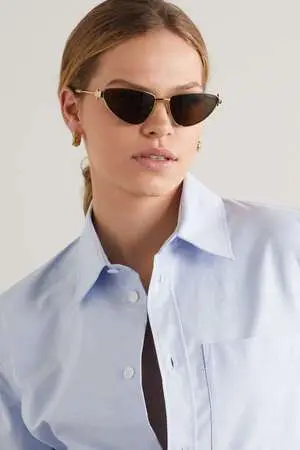 Bottega Veneta Cat-eye -tone Sunglasses