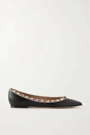 Women's Valentino Garavani Black Flats