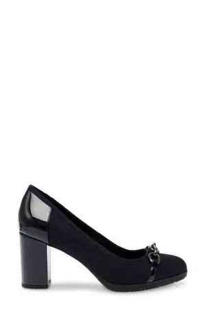 Anne Klein Celina Chain Pump - Navy