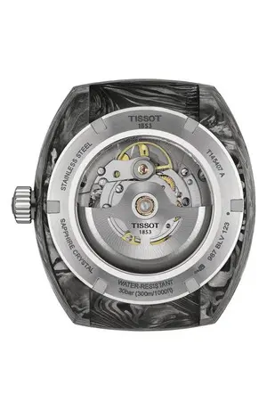 TISSOT Sideral S Powermatic 80 Strap Watch - Red