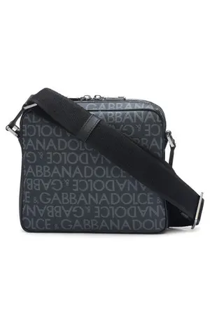 Dolce & Gabbana Logo Jacquard Crossbody Bag