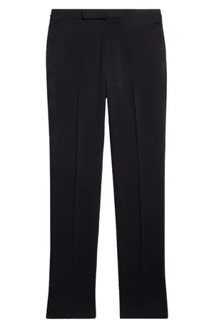 Ralph Lauren Purple Label Gregory Silk Shantung Trousers - Black