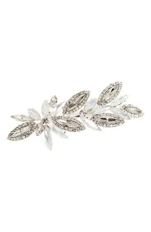 Brides & Hairpins Brides & Hairpins Michal Opal & Crystal Hair Clip Silver