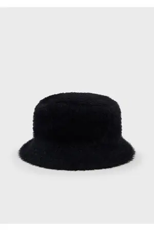 Giorgio Armani Faux-fur Fabric Cloche Hat