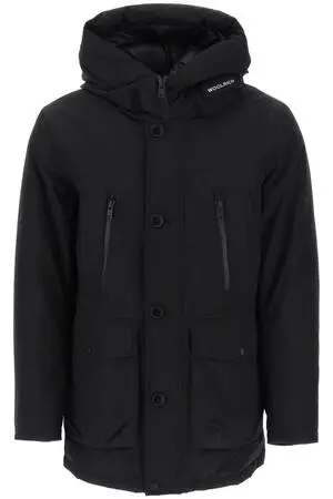 Woolrich WOOLRICH 'ARCTIC' PARKA IN RAMAR FABRIC - Black