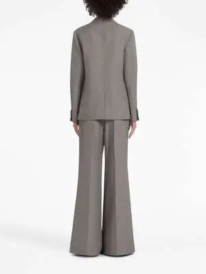 Marni Houndstooth-pattern Single-breasted Blazer - Grey