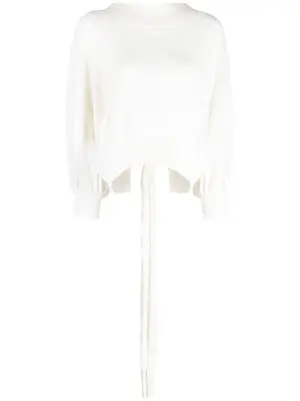 Palmer//harding Secure Off-shoulder Jumper - White