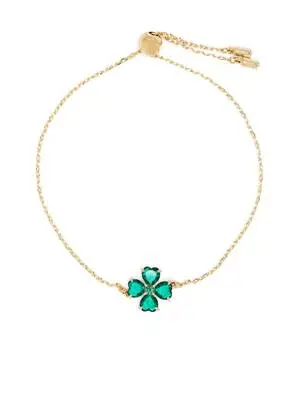 SWAROVSKI Idyllia Clover Charm Bracelet - Green