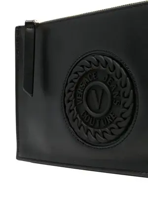 Versace Logo-debossed Cross Body Bag