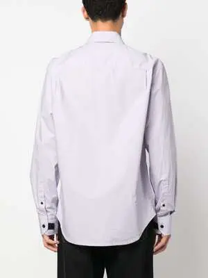 Helmut Lang Embroidered-logo Cotton Shirt