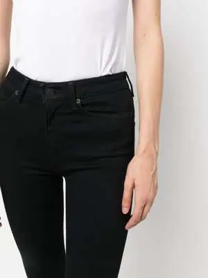 DONDUP Logo-plaque Flared Jeans - Black