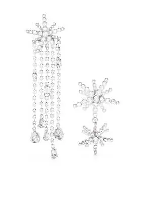 Maje Star Drop Earrings - Silver