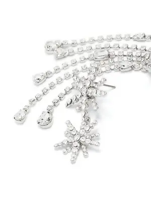 Maje Star Drop Earrings - Silver
