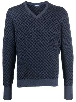 Drumohr V Neck Sweaters For Men