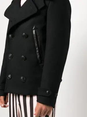 Dsquared2 Double-breasted Pea Coat - Black