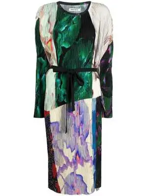 Henrik Vibskov Plissé-effect Midi Dress