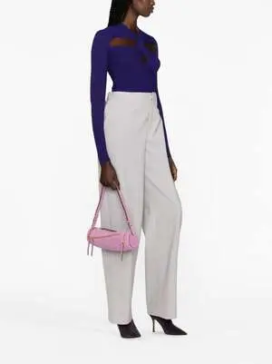 Manu Atelier Multi-zip Cylinder Shoulder Bag