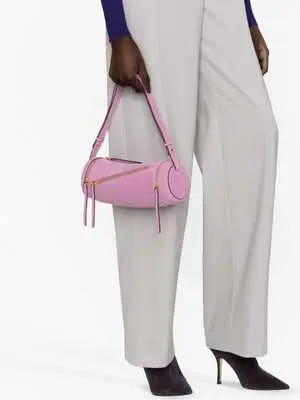Manu Atelier Multi-zip Cylinder Shoulder Bag
