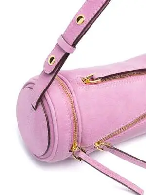 Manu Atelier Multi-zip Cylinder Shoulder Bag