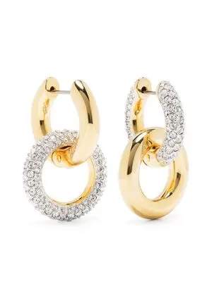 SWAROVSKI Dextera Crystal-embellished Earrings - Gold