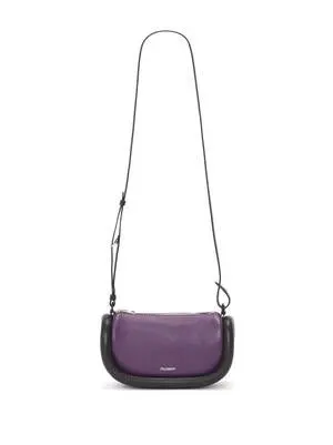 JW Anderson Bumper-12 Leather Crossbody Bag - Purple