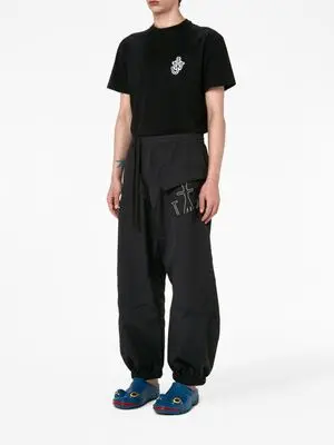 JW Anderson Anchor-embroidered Twisted Track Pants