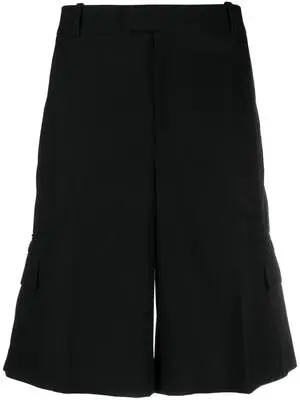 Alexander McQueen Tailored Cotton Shorts - Black