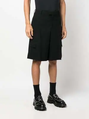 Alexander McQueen Tailored Cotton Shorts - Black