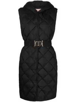 TWINSET Hooded Padded Gilet