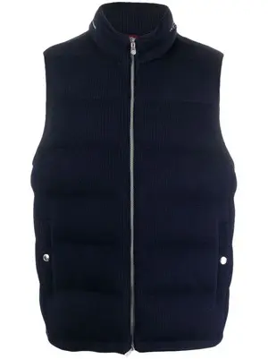 Brunello Cucinelli Ribbed Padded Gilet