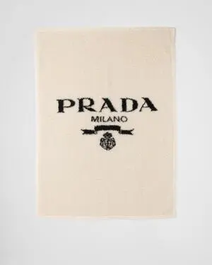 Prada Fur-effect Cashmere And Wool Throw