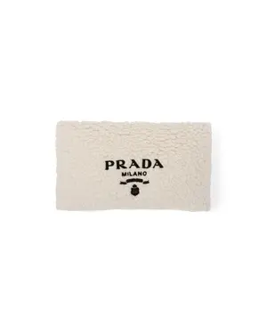 Prada Faux-fur Cashmere And Wool Throw Pillow - Neutral