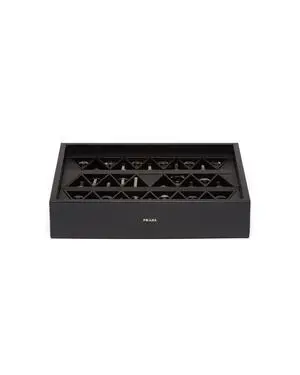 Prada Saffiano Leather Chess Set - Black