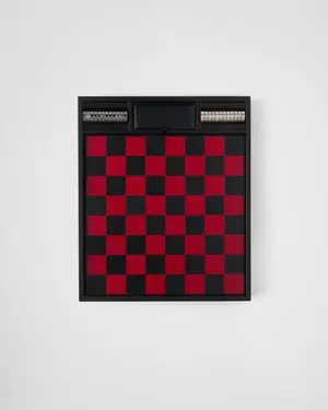 Prada Saffiano Leather Checkers Set
