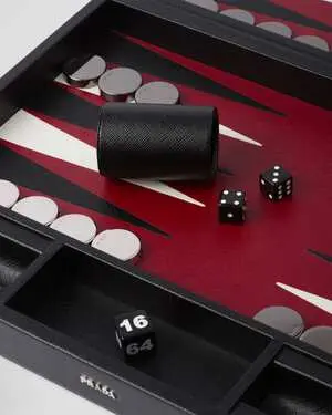 Prada Saffiano Leather Backgammon Set