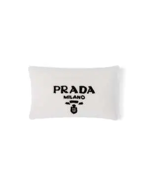 Prada Sheepskin Pillow - White