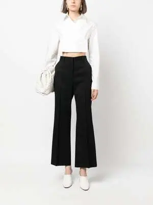 LANVIN Flared Cropped Trousers