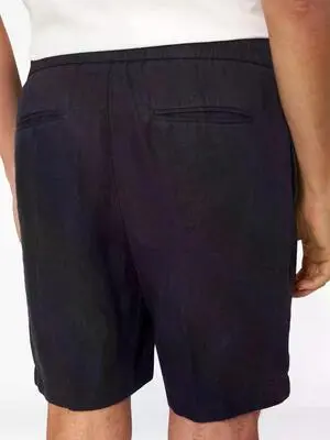 Orlebar Brown Mid-rise Linen Shorts - Blue